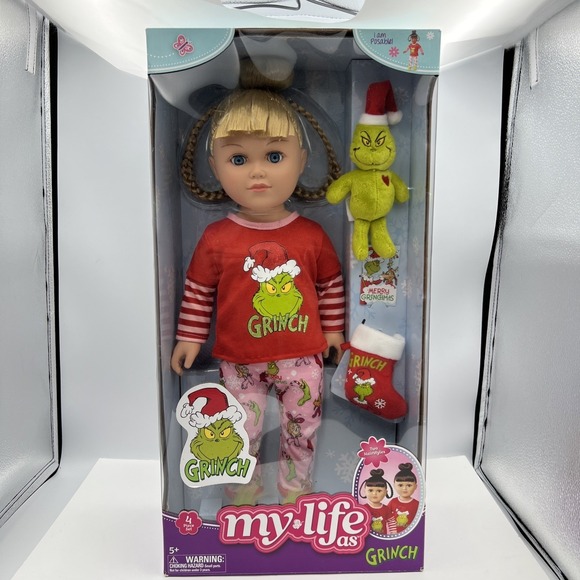 My Life | Toys | Brand New My Life As Poseable Grinch 8 Doll Plush ...